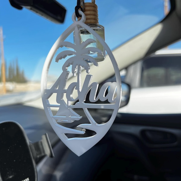 Guam Ornament | Custom Name Guam Seal Acrylic Car Charms | Personalized ...