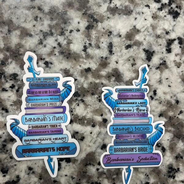 Unofficial Ruby Dixon Stickers | Ice Planet Barbarian Stickers | Ruby ...