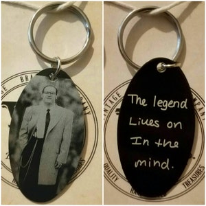 Personalized Keychain with Your Photo Add Your Handwritten Note or ...