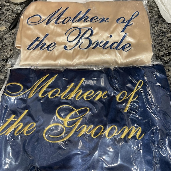 Mother of the Bride Robe, Mother of the Bride Satin Robe Gift, Satin ...