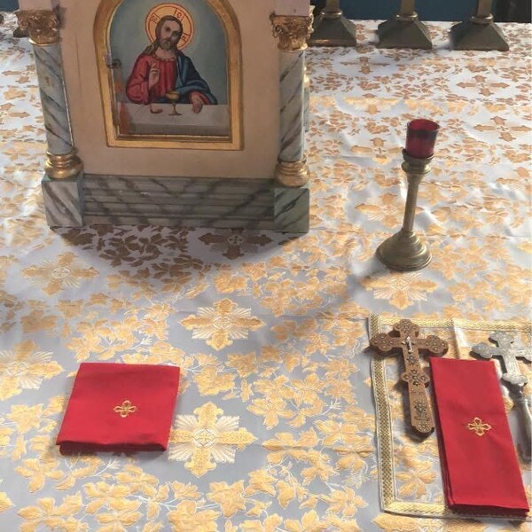 Orthodox Greek Style Vestments Set With Epitracheal and Covers, Church ...