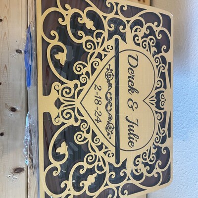 Tangled Sun Wedding Card Box, Rapunzel Quinceanera Money Box ...