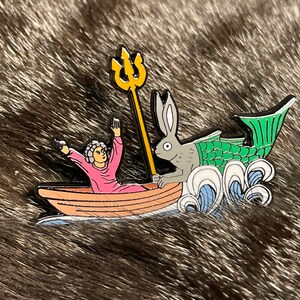 38mm Sword Rabbit Hard Enamel Pin | Etsy