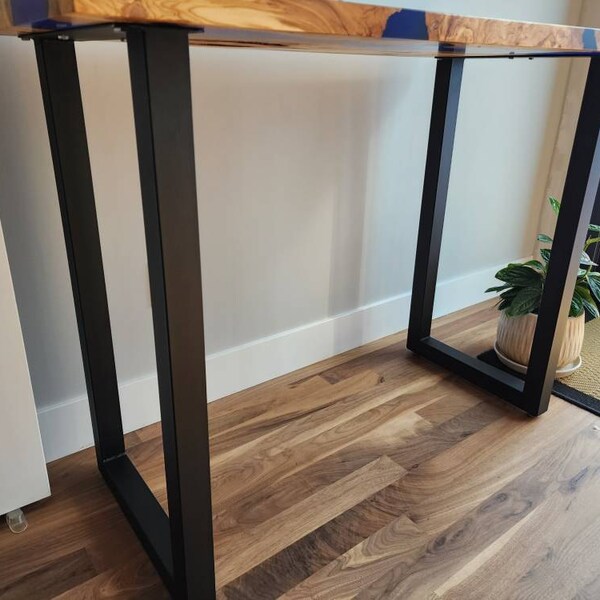 H 34 Inch, Counter Height Table Legs, U Shape, 1 Pair, #W5036M18 - Etsy