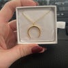 Gold Filled Paperclip Chain Necklace With Mini Toggle Closure, Gold ...