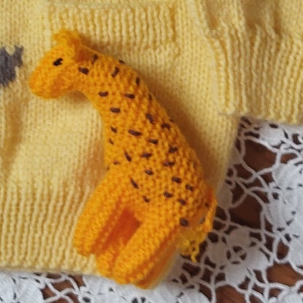 Giraffe PDF Knitting Pattern - Etsy
