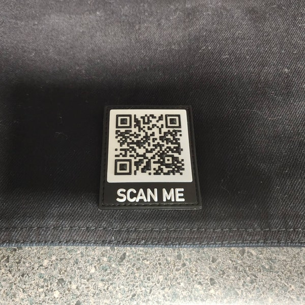 Rick Roll QR Code Meme Funny PVC Morale Patch - Etsy