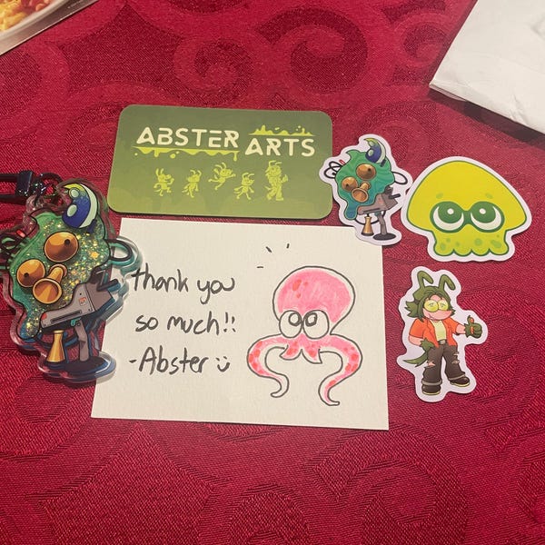 B GRADE Splatoon Tartar and Smollusk Liquid Shaker Keychains - Etsy