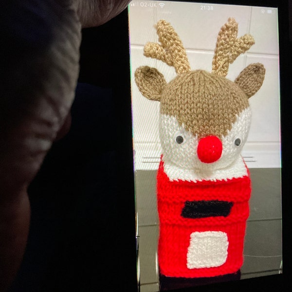 PDF KNITTING PATTERN Winter Post Box Chocolate Orange Cover, Christmas ...
