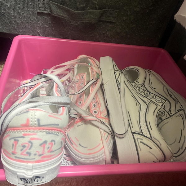 Super Mario Custom Vans - Etsy