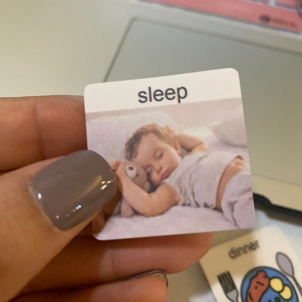 160 Loose Visual Communication Cards Symbol Autism, Speech, ADHD ...