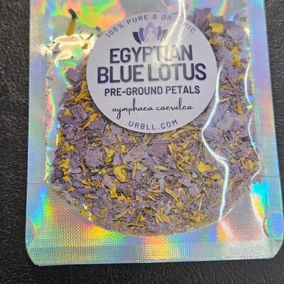 Triple Lotus Pre-ground Blend Egyptian Blue Lotus Sacred White Lotus ...