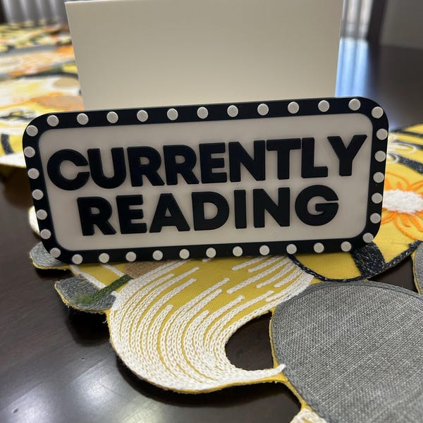 Book Sign, Library Sign, Currently Reading, Book Display, Bookish Decor ...