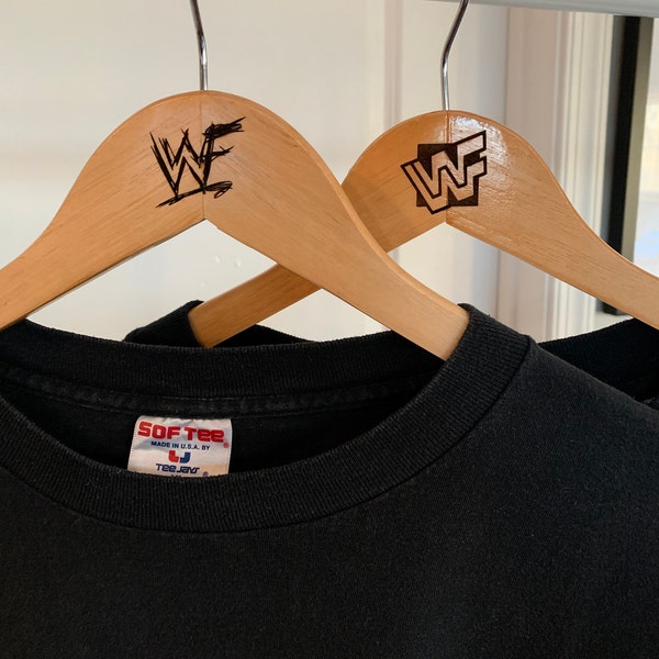 Laser Engraved Wooden Boutique Hangers – Custom Logo - Etsy