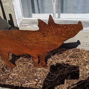Rusty Goat Rusty Lawn Art Metal Art Metal Silhouettes - Etsy