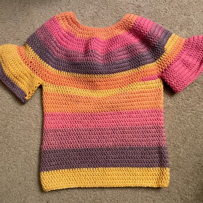 Easy Crochet Pullover Weekend Snuggle Sweater Cosy Slouchy Winter ...