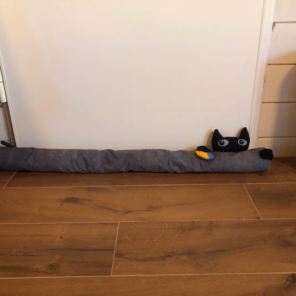 Draft Blocker With Reflective Tape, Kittens and Hearts Pet Toys Stopper ...