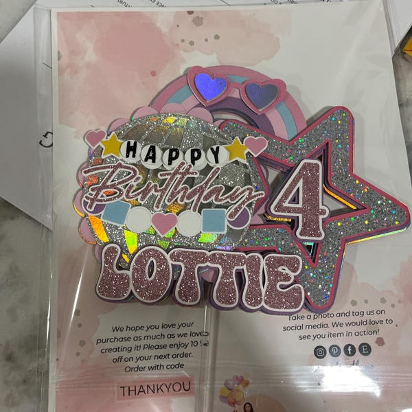 Pre Teen Cake Topper, in My Pre Teen Era, Pre Teen Birthday, Disco Cake ...