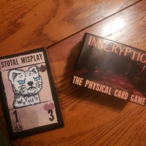 Inscryption Card Game Plus Box and Bloated Stoat Card - Etsy