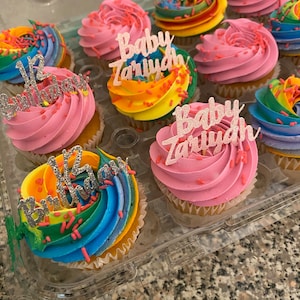 Number 10 Cupcake Toppers Ten Food Picks 10th Birthday - Etsy
