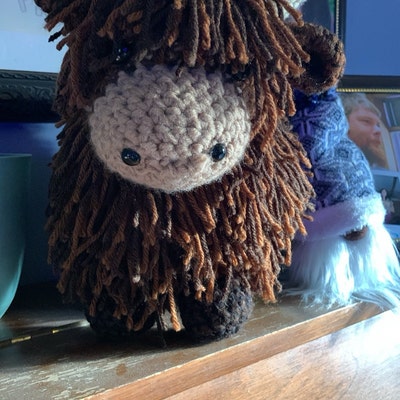 Highland Cow Crochet Pattern Amigurumi Cow Pattern Digital Download DIY ...
