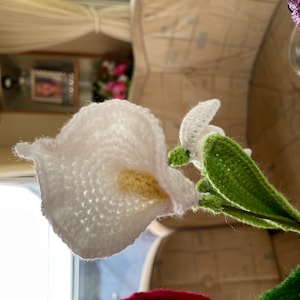 Calla Lily Crochet Pattern, Crochet Lily Flower Bouquet Pattern ...