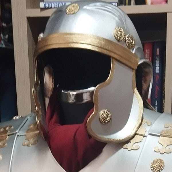 DIY Roman Eva Foam Helmet Gallic Imperial - Template Pattern Blueprint ...