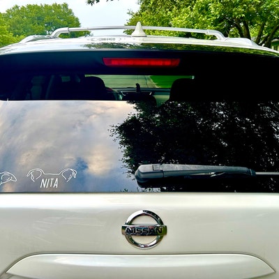 Cat Ear Halo Custom Car Decal Personalized - Etsy