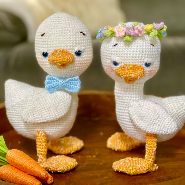 Crochet Pattern for Duck PDF English Amigurumi Easter - Etsy