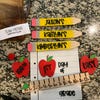 Teacher Appreciation Gift Bundle Personalized Teacher Pencil Sign ...
