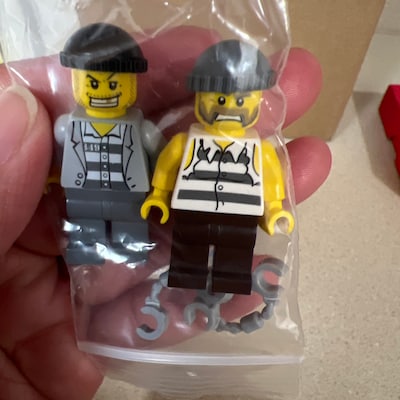 LEGO® Criminal Crook Bad Guy Prisoner 2 Pack, LEGO® Minifigure, LEGO ...