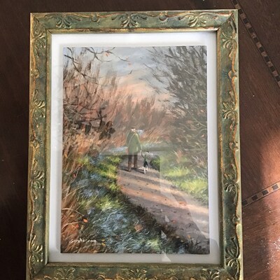 Rustic Gold Frame,gold Shabby Chic Frame,distress Gold Frame,gold ...