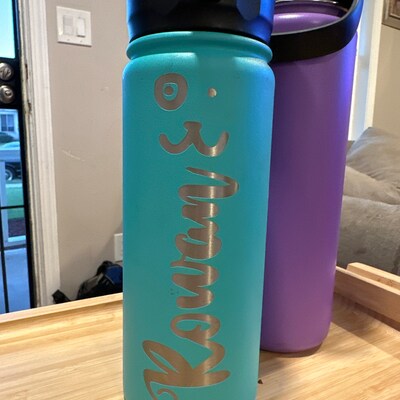 Back to School Kids Water Bottle Personalized, Custom Kids Engraved ...