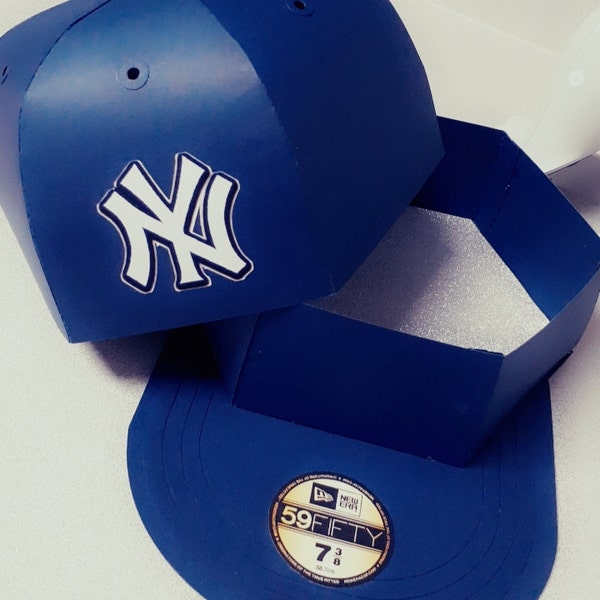 Baseball Cap Box Svg, Baseball Cap Template Printable, Favor Box Svg ...