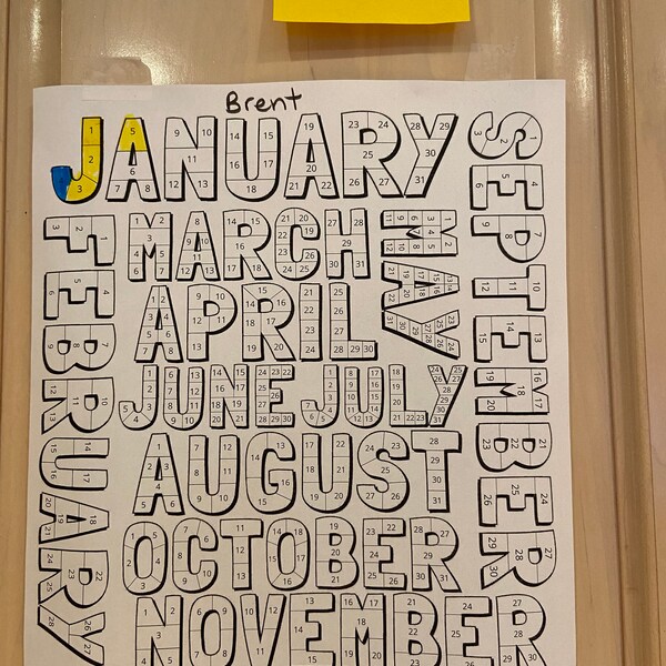 Habit Tracker Printable, Yearly Habit Tracker, 2025 Habit Tracker, Goal ...