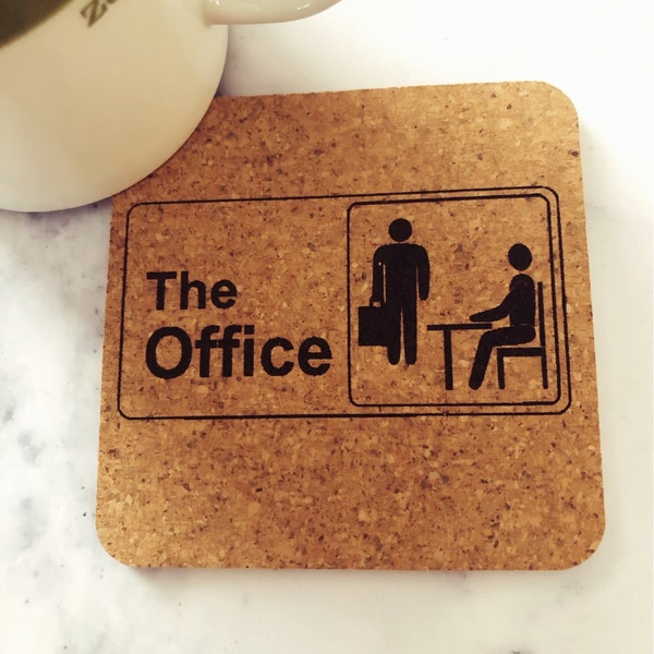 The Office Coasters - the Office Fan Gift - the Office Gift Set - the ...