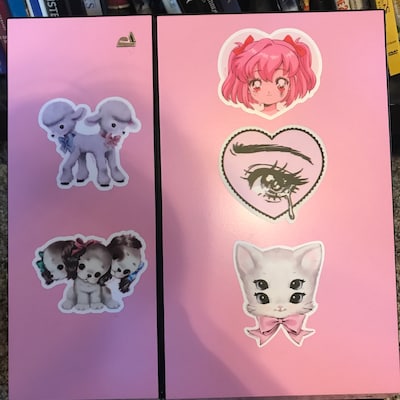 Melty-chan Sticker 90s Retro Anime Body Horror Art on Waterproof Vinyl ...