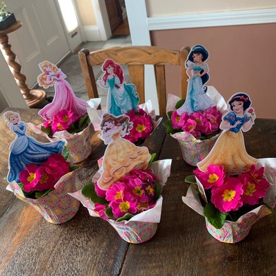 Set of 6 Disney Princesses Centerpiece STAND NOT INCLUDED, Table Decor ...