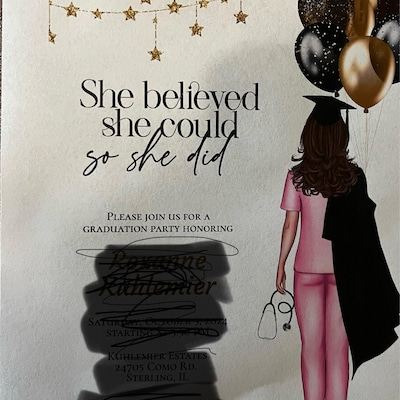 Sibling Graduation Invitation, Class of 2023 Graduation Party, Brother ...