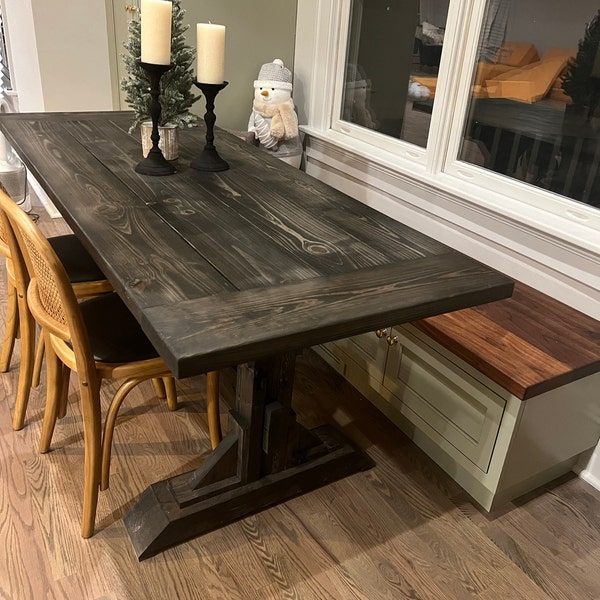 Custom Family Farmhouse "x" Table - Etsy