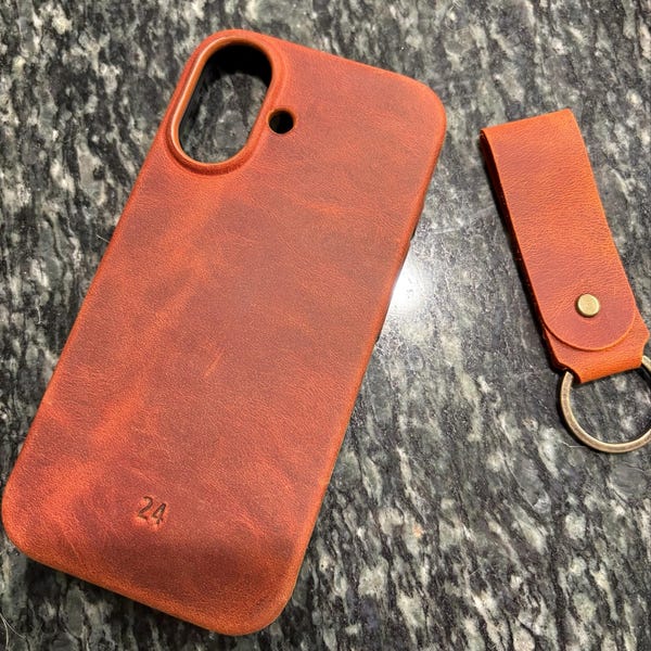 Custom Tumbled Phone Case, Tan Phone Cover, iPhone 14, 13, 12, 11, Pro ...