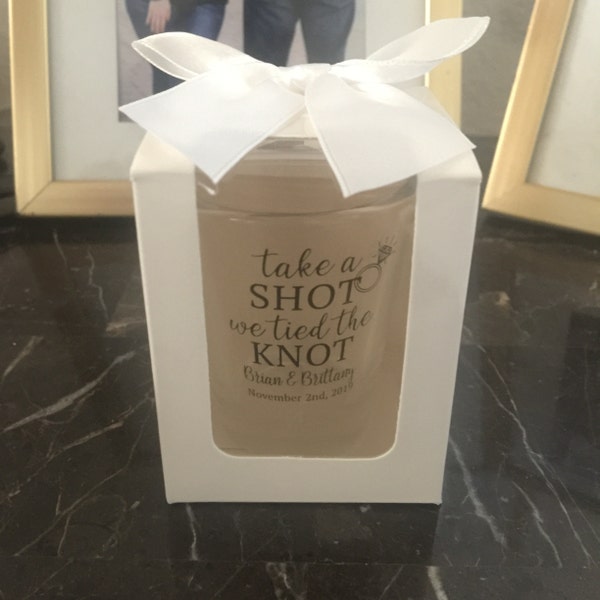 Wedding Favors, Shot Glasses, Wedding Favor, Custom Shot Glasses, Shot ...