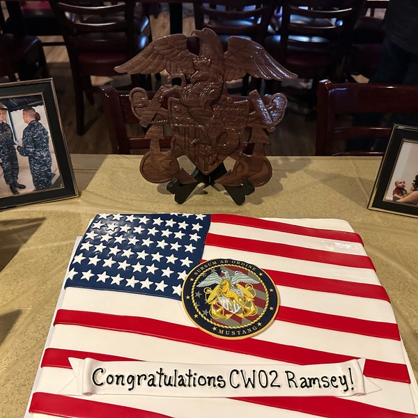 US Navy LDO/CWO Mustang Carving - Etsy