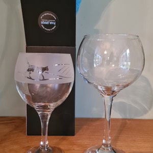 Gin Glass - Cat - Etsy