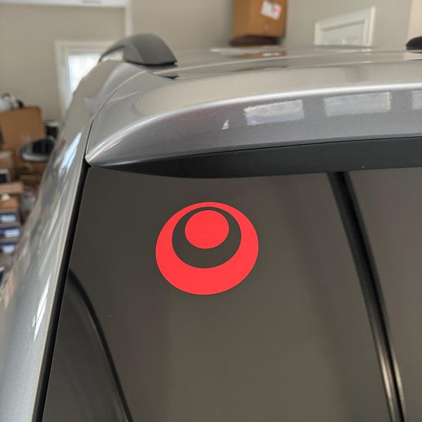 Many Colors & Sizes Tri 3 Color Retro Racing Stripes Rainbow Vinyl Die ...