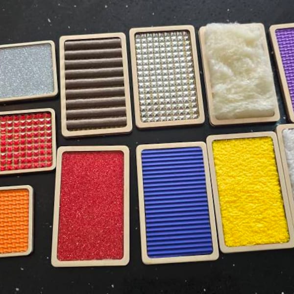 Sensory Tactile Cards: Texture-rich Set for Sensory Development ...