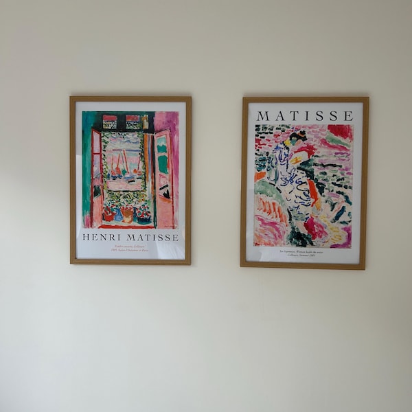 Matisse Prints SET of 2, the Open Window and La Japonaise, Henri ...