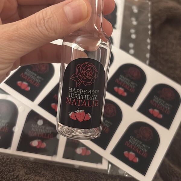 Personalised Tequila Shot Station Print | Wedding Prints | Tequila Rose ...