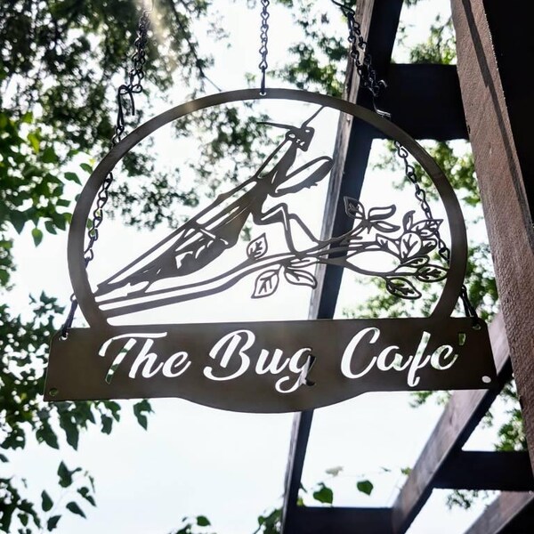 Custom Metal Greenhouse Sign, Personalized Hanging Garden Sign ...