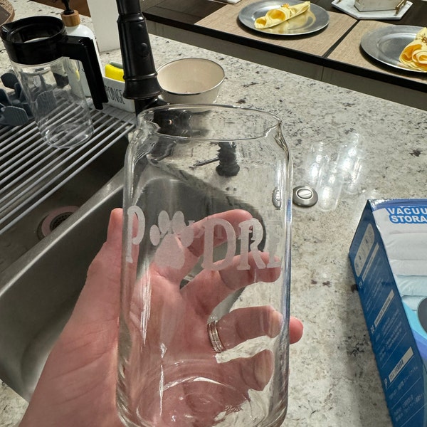 The Dogfather Whiskey Glass, Custom Engraved Bourbon Glass, Engraved ...